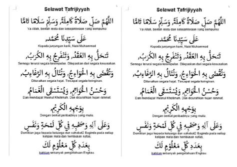 Selawat Nariah Pdf