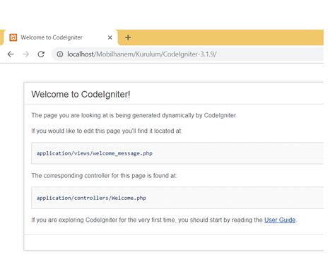 Mvc Nedir Codeigniter Kurulumu Codeigniter Klasör Yapısı Mobilhanem