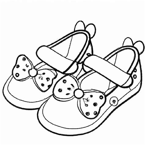 10 Desenhos De Sapatinhos De Bebê Para Imprimir E Colorir