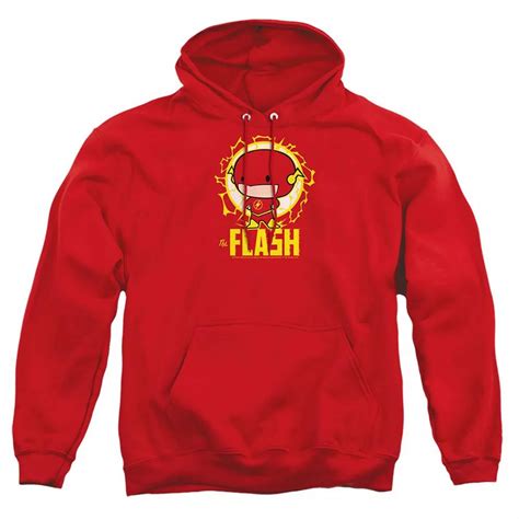 Dc Comics Flash Flash Chibi Adult Pull Over Hoodie