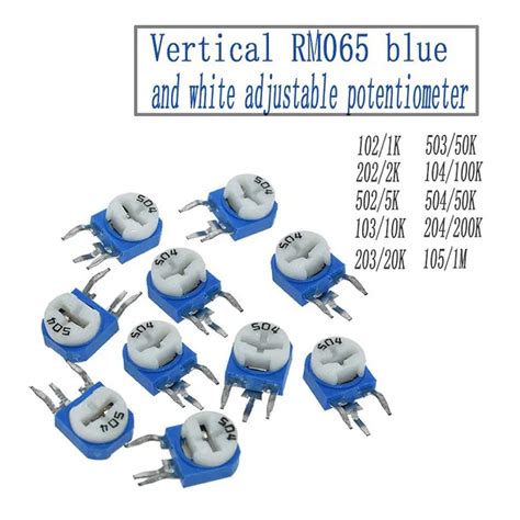 Rm065 Vertical Variable Resistor Trimming Potentiometer Factory