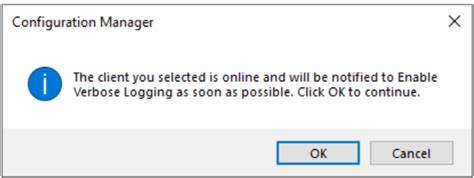 Sccm You Can Now Manage Client Logging Level From The Console