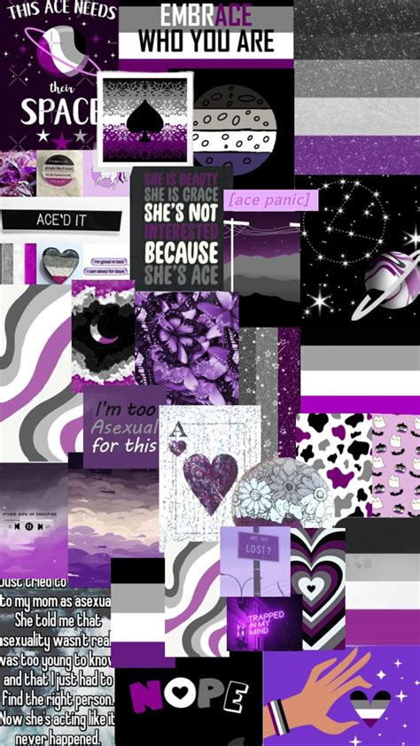Asexual Custom Wallpaper Asexual Lgbt Pride Art Queer Wallpaper