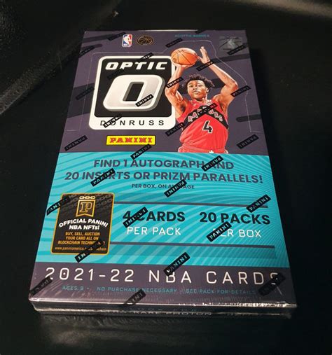 Panini Optic Nba 202122 Hobby Box Inside The Box Trading Cards