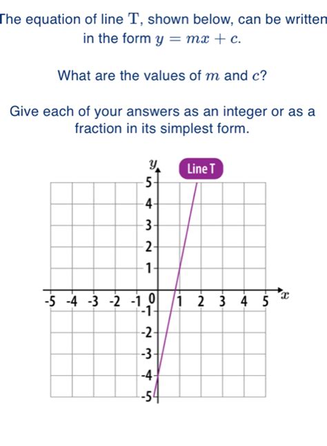 solved he equation of line i shown below can be written in the form