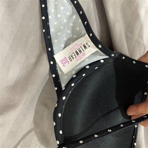 Polka Dot Bikini Top Only With Padding On Carousell