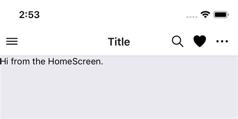 React Native How To Implement Custom Header Icons Within A Nested StackNavigator Stack