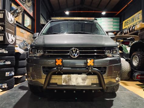 Cosmos自動車部品 Vw T5 California 來店加裝 白鐵防撞前保 白鐵鋼管側群