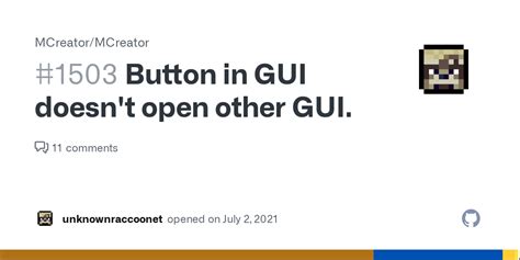button in gui doesn t open other gui · issue 1503 · mcreator mcreator