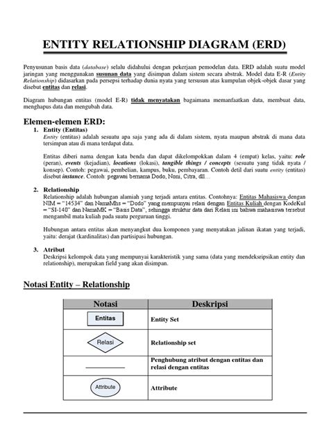 entity relationship diagram pdf