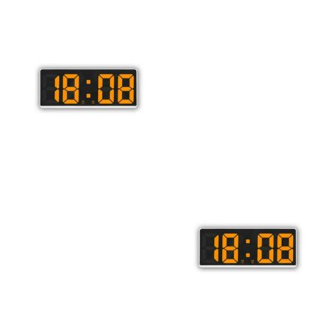 Billuyoard Reloj Digital Led Reemplazo Rectangular Alarmas De Función
