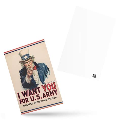 Tarjeta Postal El Tío Sam Te Necesita Gm Historia
