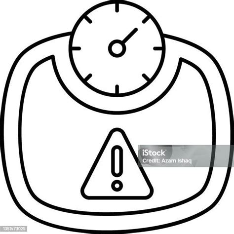 다이얼 독서 화장실 스케일 개념 벡터 아이콘 디자인 무게 측정 장치 오류 기호 질량 균형 기호 교정 및 진동 스톡 일러스트 0명에 대한 스톡 벡터 아트 및 기타 이미지