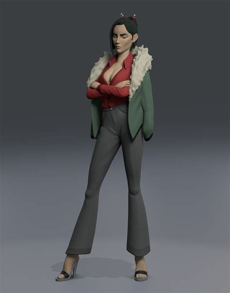 Cba 2 Female Yakuza Finished Projects Blender Artists Community