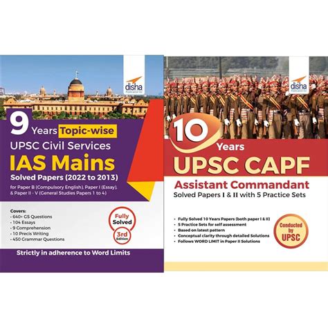 Buy 9 Years Topic Wise Upsc Civil Services Ias Mains Solved Papers And 10