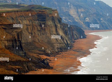 Erosion Cliffs Beach Fossil Fossils Jurassic Coast Coastal Sea Level