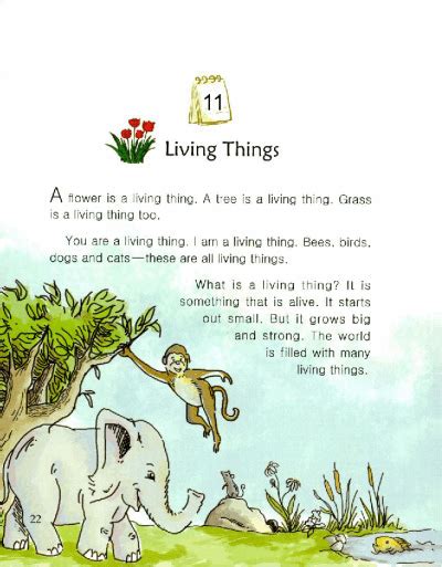 Living Things Touch Stories