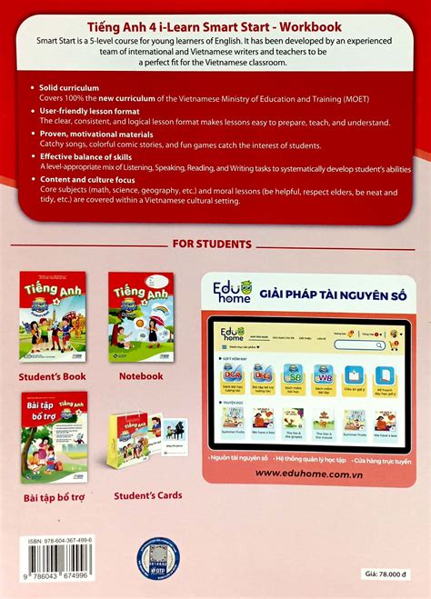 Sách I Learn Smart Start 4 Workbook 2023 Fahasa Com