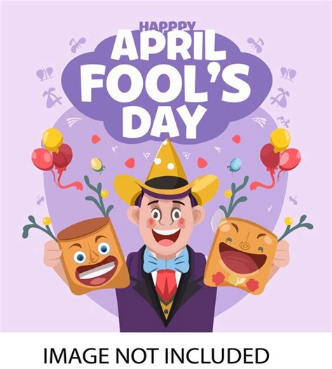 Premium Vector Vector April Fools Day Poster