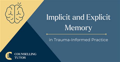 Implicit And Explicit Memory Counselling Tutor