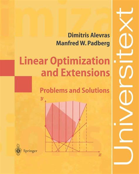 Linear Optimization And Extensions Problems And Solutions Buy Online At Best Price In Ksa