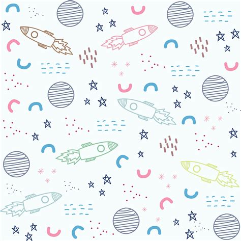 Hand Drawn Galaxy Pattern 16547097 Vector Art At Vecteezy