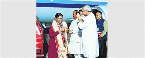 President Droupadi Murmu Arrives On Two Day Visit To Odisha