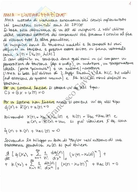 Appunti Completi Di Elettronica Analogica