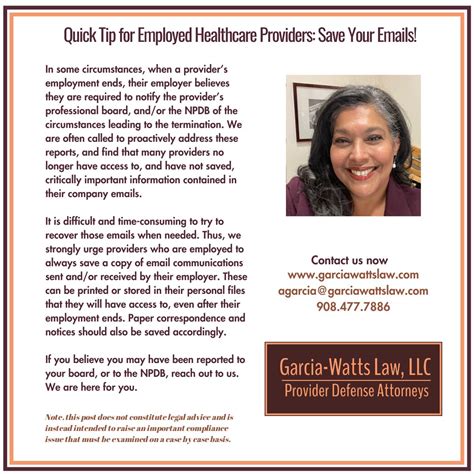 Alexandra Garcia Watts Bsn Esq Posted On Linkedin