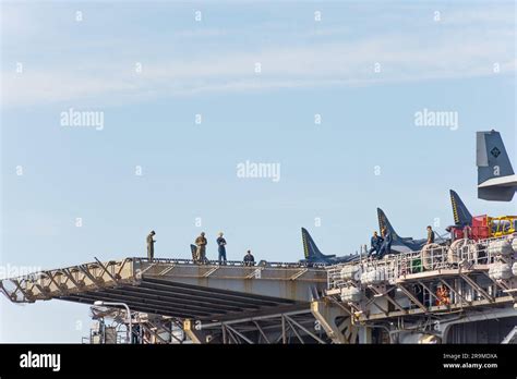 Wasp Class Amphibious Assault Ship Of The United States Navy Uss