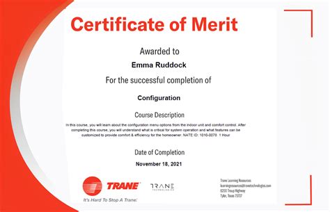 Staff Certificate Of Completion Ahri Ratings Emma Ruddock The A C Guys®