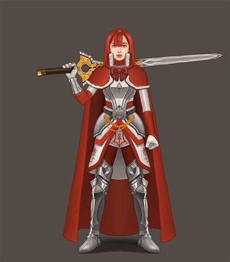 Artstation 빨간 머리의 전사