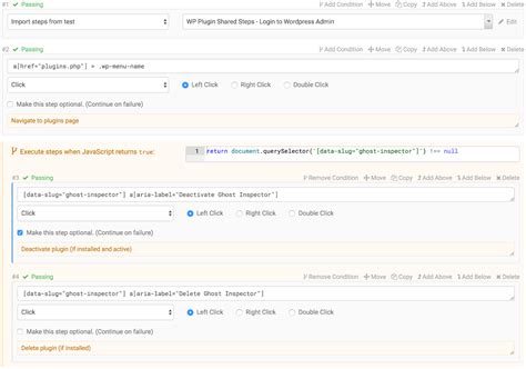 automated ui testing for wordpress ghost inspector