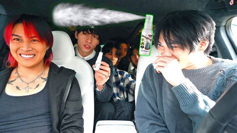Last To Leave Car Wins Fart Spray Prank Youtube