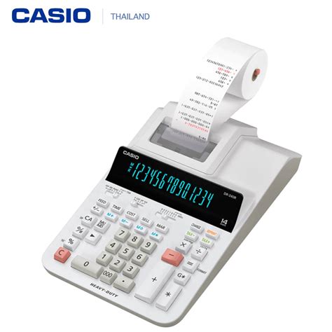 Dr 240r เครื่องคิดเลขพิมพ์กระดาษ Casio 14 หลัก ของแท้ ของใหม่ ประกันศูนย์เซ็นทรัลcmg 2 ปี