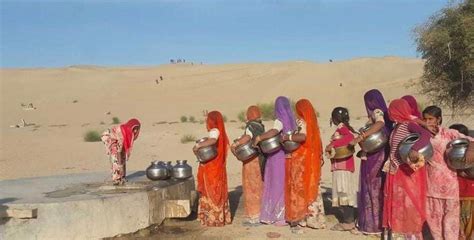After Crisis Villagers Drinking Contaminated Water Under Compulsion
