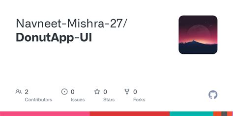 Github Navneet Mishra 27donutapp Ui