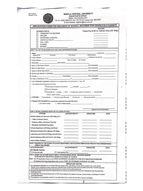 Mcu Form 5 Pdf