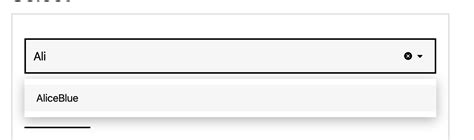 Select Allow InputValue State To Be Controlled From Outside