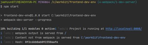 6 Webpack Dev Server Jaehyuns Dev Story