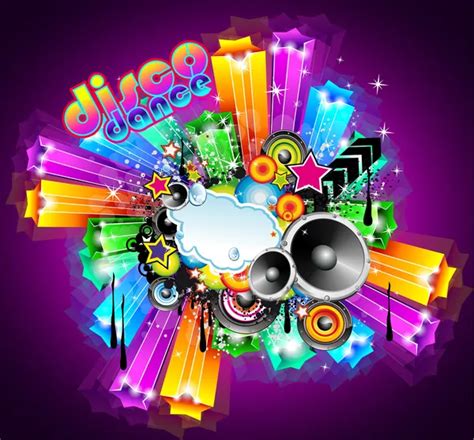High Tech Music Disco Background — Stock Vector © Davidarts 6718664