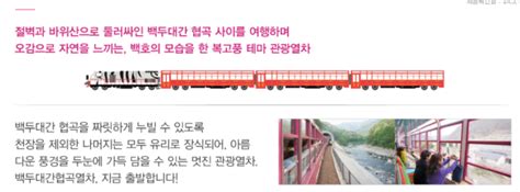 국내 기차여행 코레일 투어 백두대간협곡열차 V Train 분천역 노선 좌석 가격 네이버 블로그