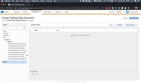 How To Create A Filtered Data Extension In Salesforce Marketing Cloud