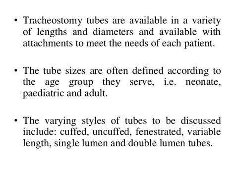 Pediatric Tracheostomy Size Chart Ponasa
