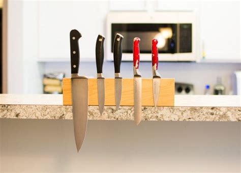 Curly Maple Wood Magnetic Chef Knife Block Https Etsy Shop