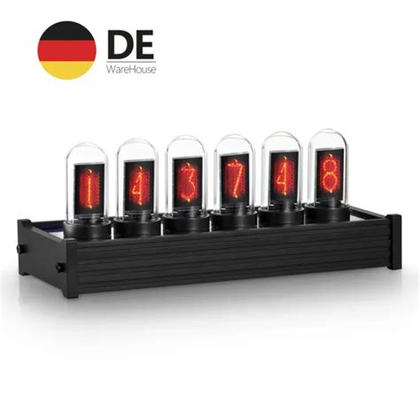 OROLOGIO MODERNO DIGITALE IPS Tubi Grande Display Fai Da Te Arredamento Tubo Orologio Rif Nixie