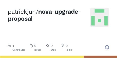 Github Patrickjun Nova Upgrade Proposal