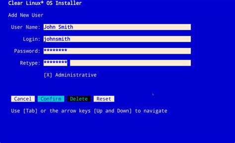 使用实时服务器将 Clear Linux OS 安装在裸机上 Documentation for Clear Linux project