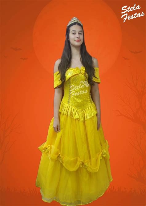 Bela Luxo Princesa Bela Da Fera Stela Festas Aluguel E Venda De