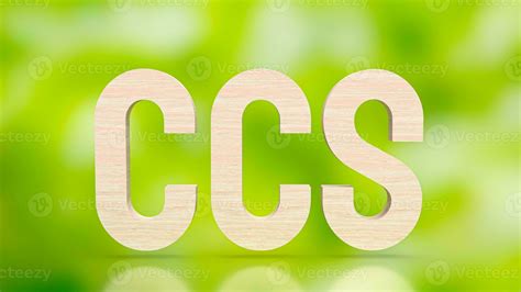 The Ccs Mean Carbon Capture And Storage For Technology Or Eco Concept